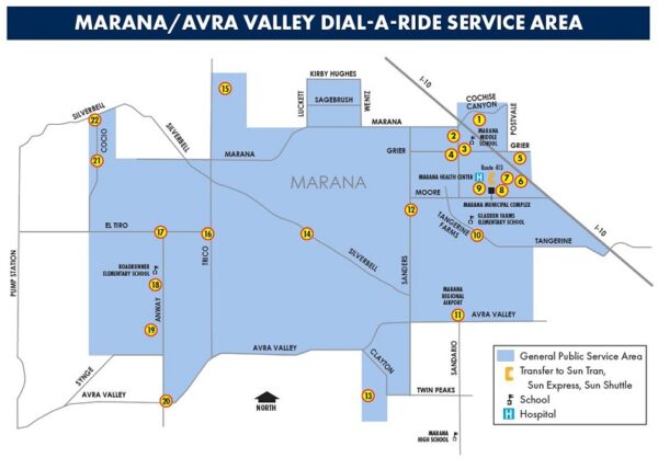 Sun Shuttle launches updated Marana/Avra Valley service